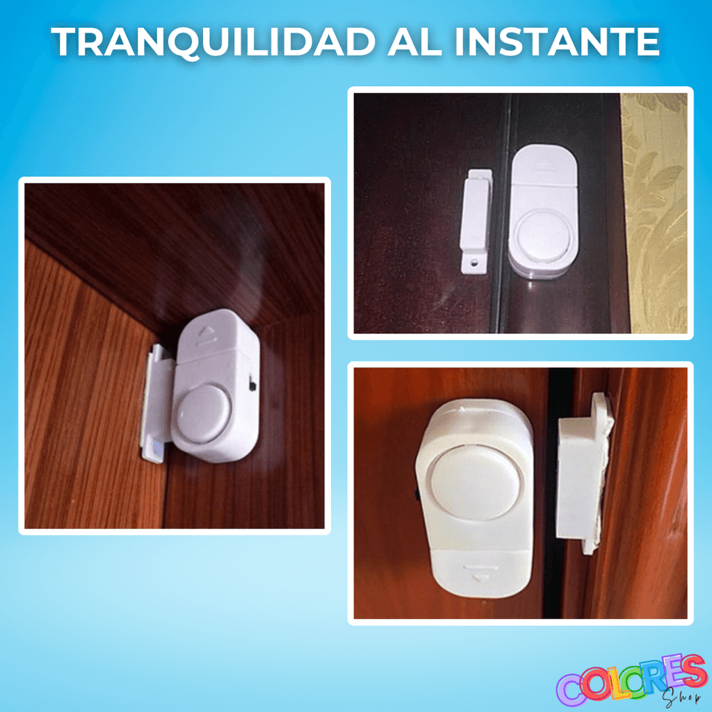 ALARMA CON SENSOR PARA PUERTAS Y VENTANAS (PACK 3 UNIDADES) – Colores Shop
