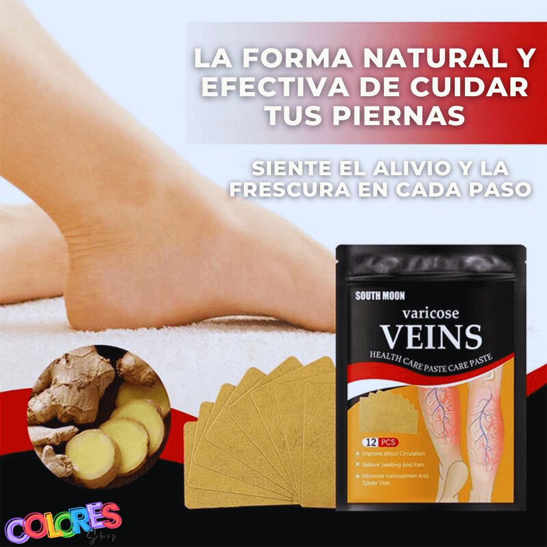PARCHES PARA EL TRATAMIENTO DE VENAS VARICOSAS/VARICES (24 UNIDADES ...