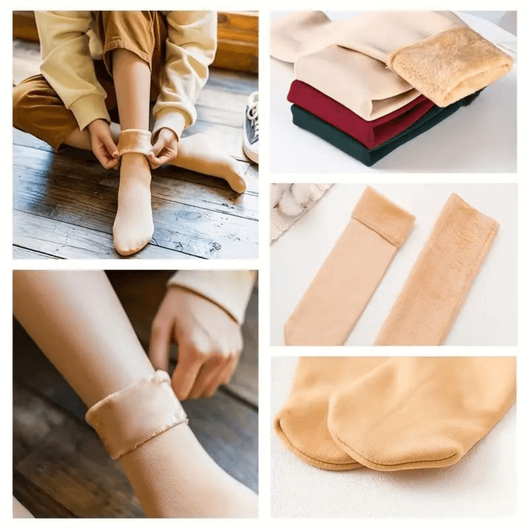 CALCETAS TERMICAS DE POLAR PARA MUJER (PROMO 2x1) – Colores Shop