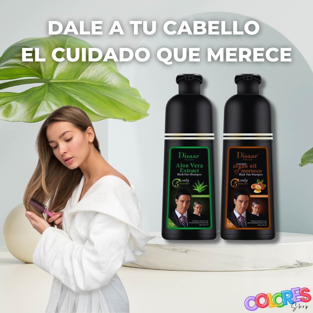 Shampoo Cubre Canas Unisex - Cobertura Instantánea y Natural – Colores Shop