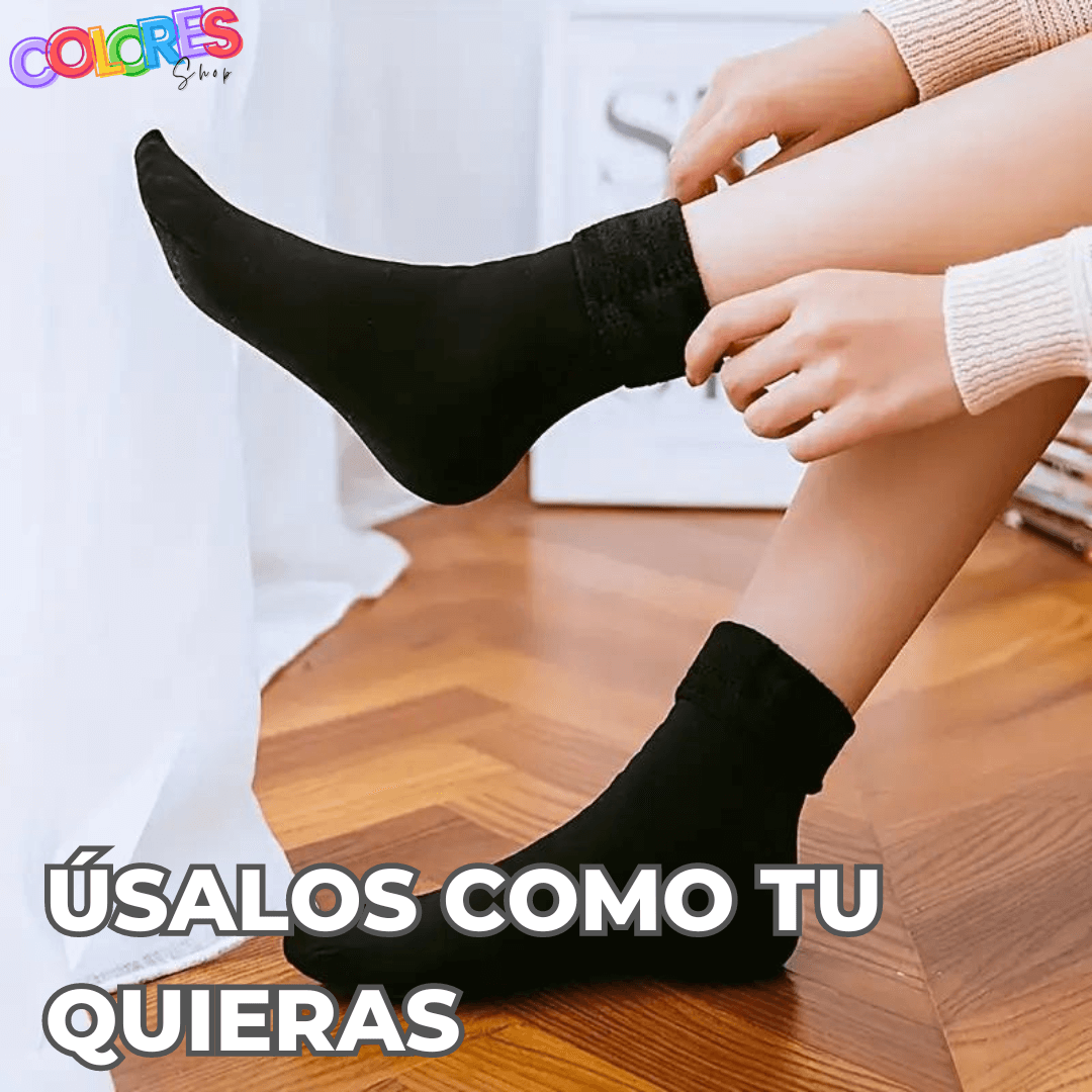 CALCETAS TERMICAS DE POLAR PARA MUJER (PROMO 2x1) – Colores Shop